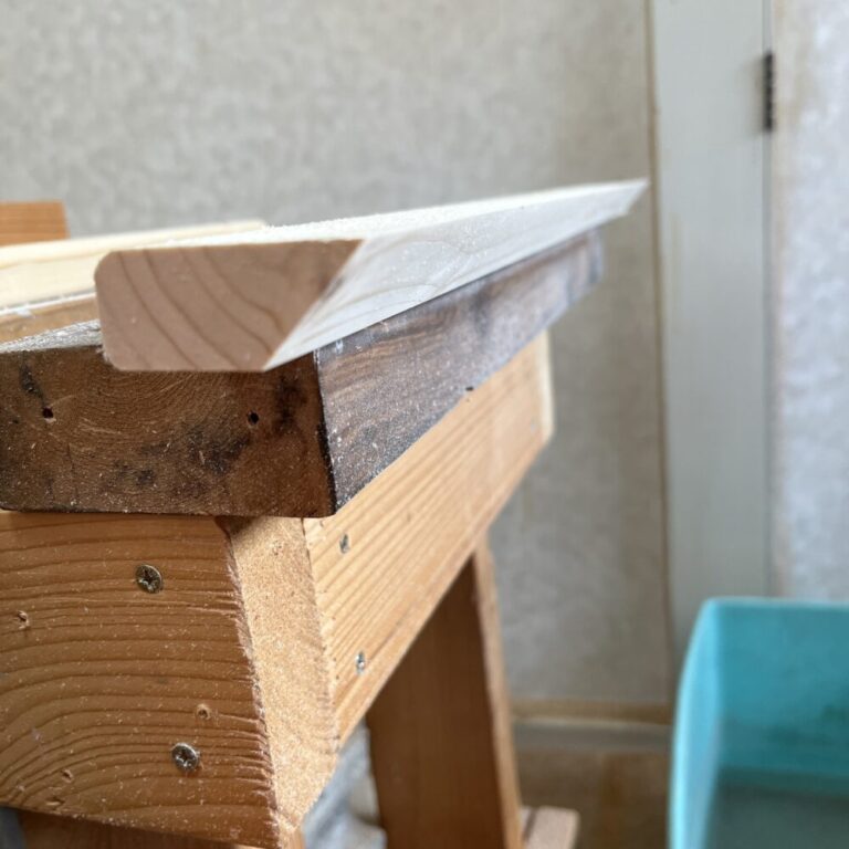 1x4でフレンチクリート 簡単45度カットと寸法の解説 - ヒヨコのハンドメイド日誌